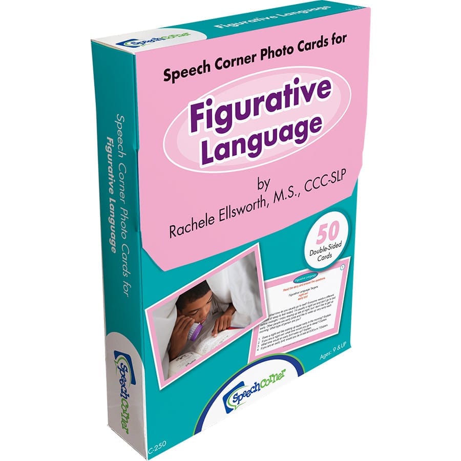 Figurative Language - Speech Corner Photo Cards – Talk and Teach