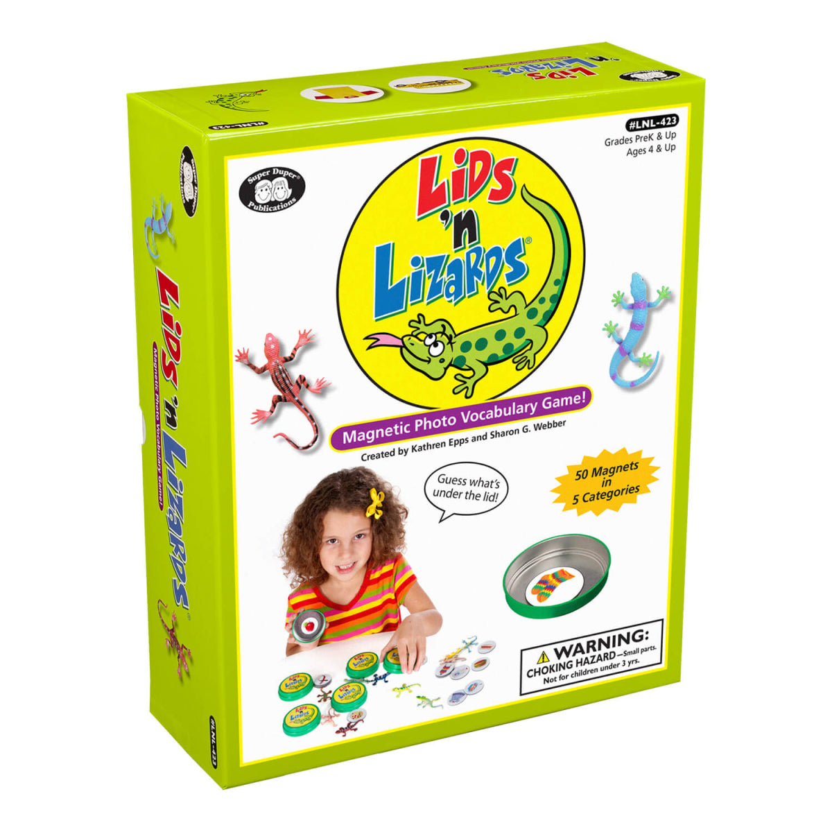 Lids 'n Lizards Board Game – Talk and Teach